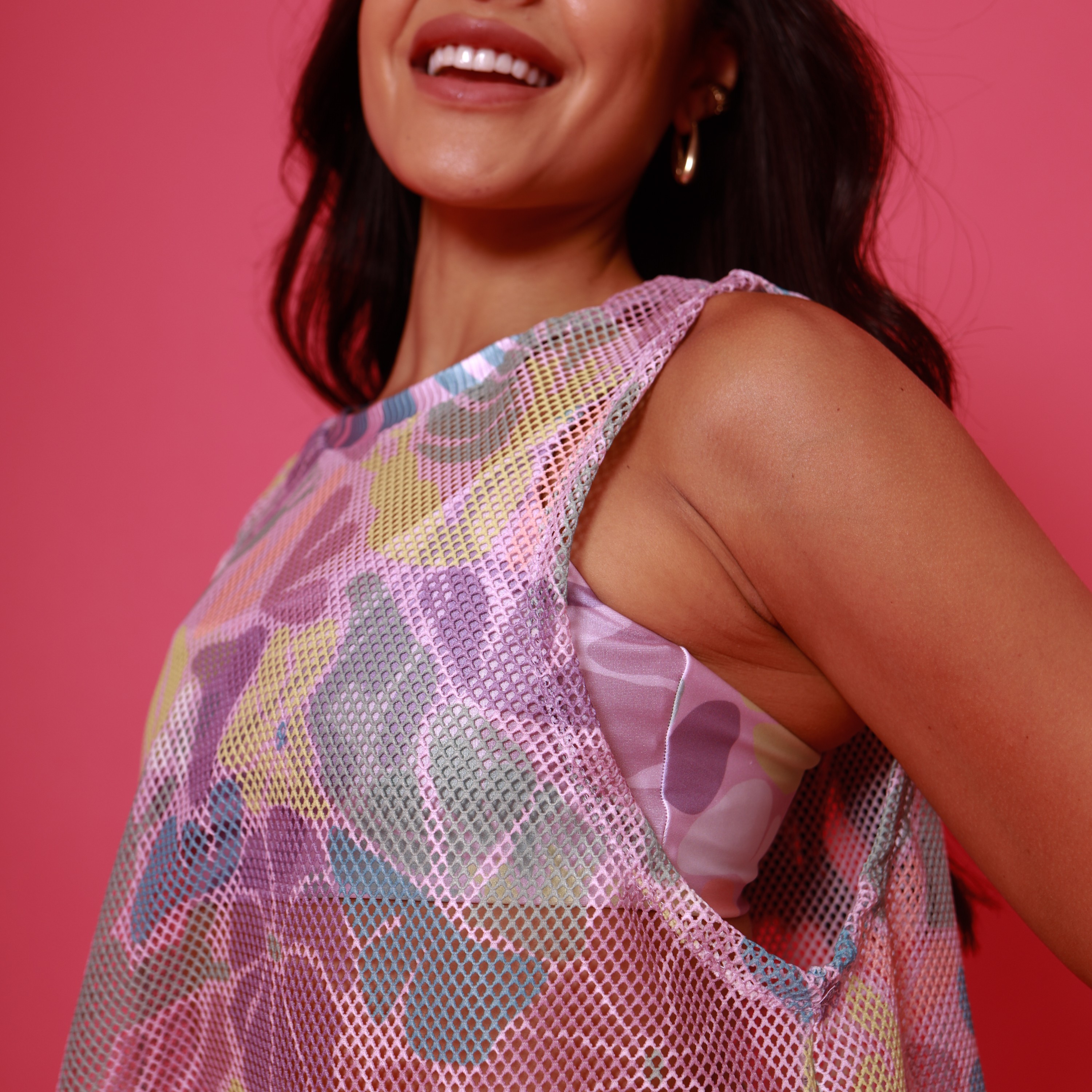 Regata Cropped Tela - Candy Desert - Eletrika